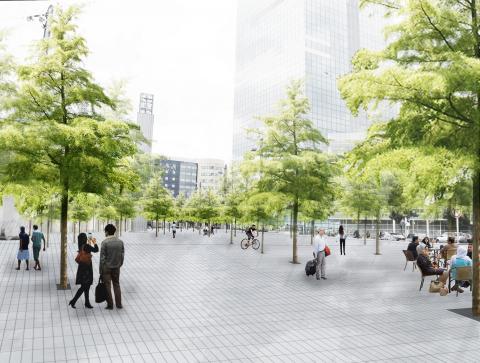 Esplanade de l'Europe | perspective.brussels